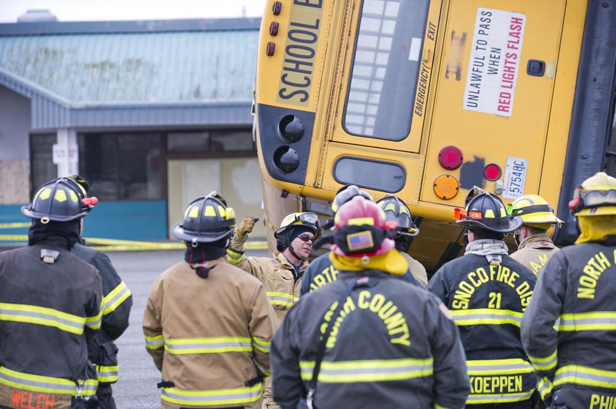 Photo Gallery: Firefighters train on school buses | Gallery | goskagit.com