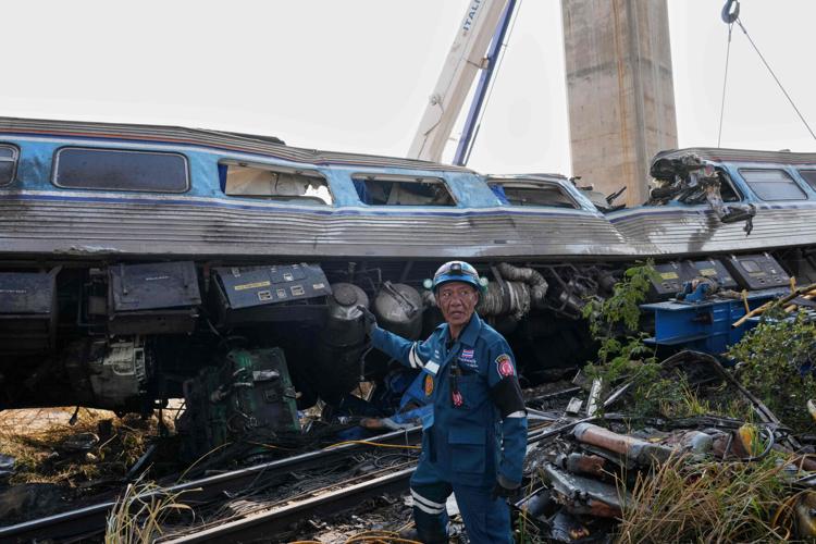 Photos show rescue work after train derailment in Thailand | News ...