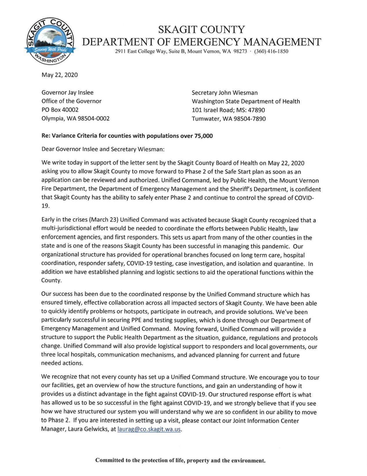 Emergency Management Letter pdf Goskagit Emergency Management Letter pdf Goskagit