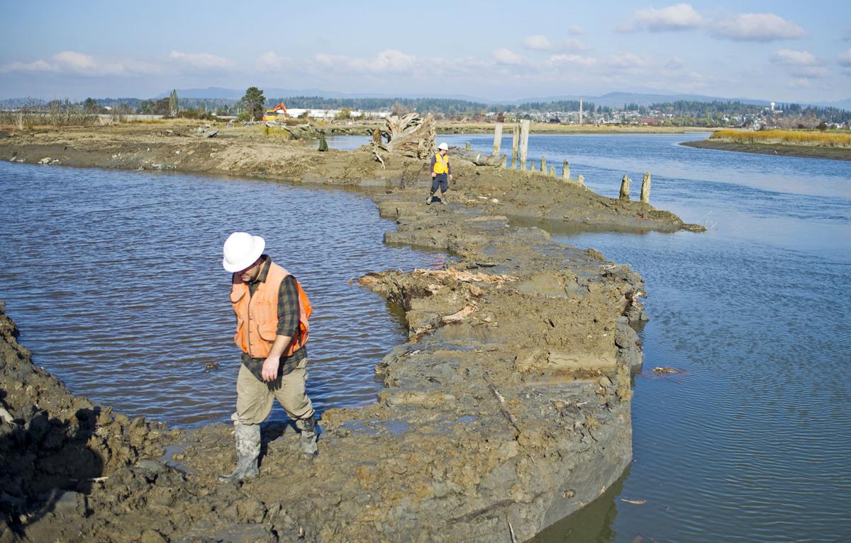Water now flows freely onto Leque | News | goskagit.com