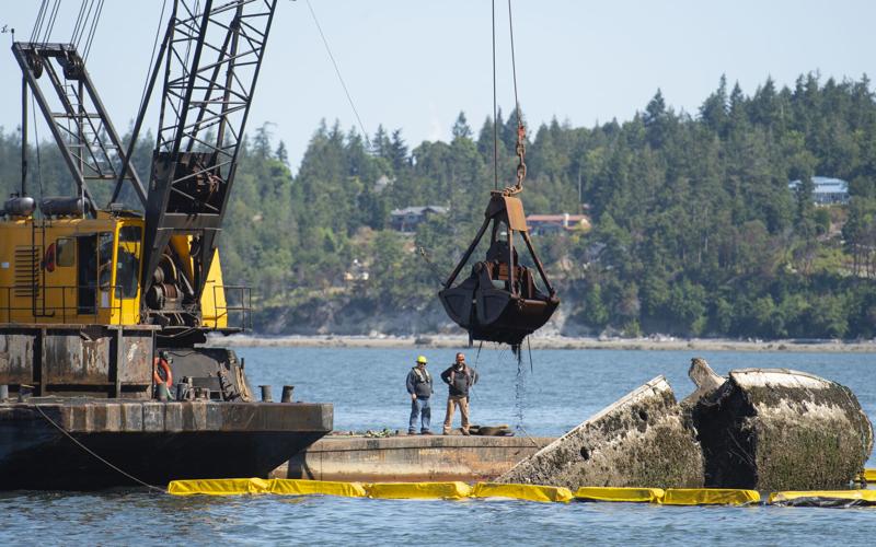 Sailboat abandoned since 2009 removed from Similk Bay | Local News ...