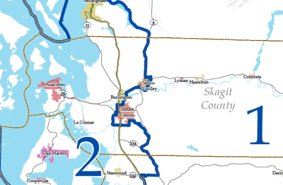 Skagit County split in half with new congressional district plan | News ...