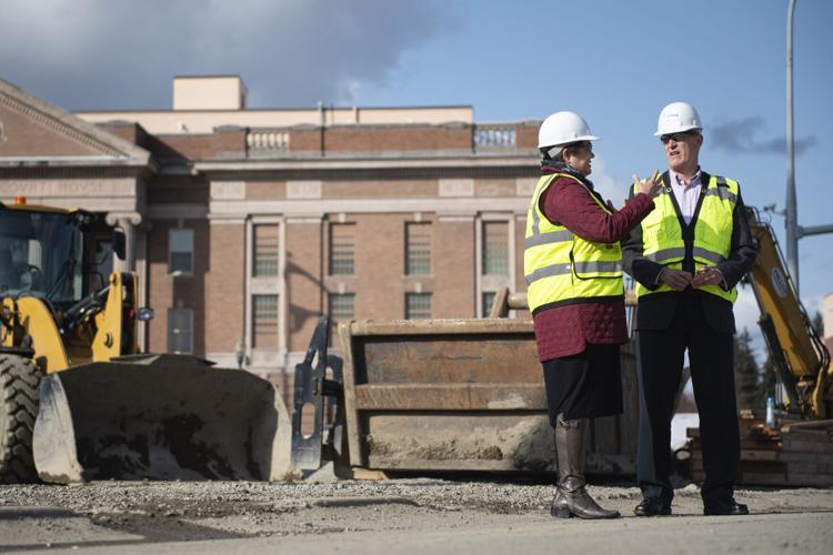 Construction work continues on Mount Vernon Library Commons | Museums ...