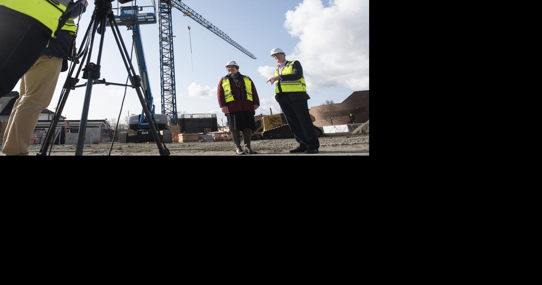 Construction work continues on Mount Vernon Library Commons | Museums ...