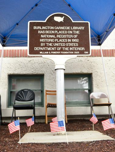 Burlington's first public library receives historic marker | Local News ...