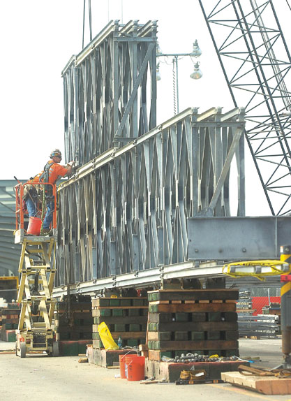 Temporary Bridge Construction Site | featured galleries | goskagit.com