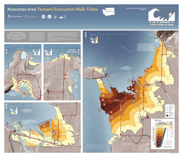 New maps chart walking routes for tsunami evacuation | Local News ...