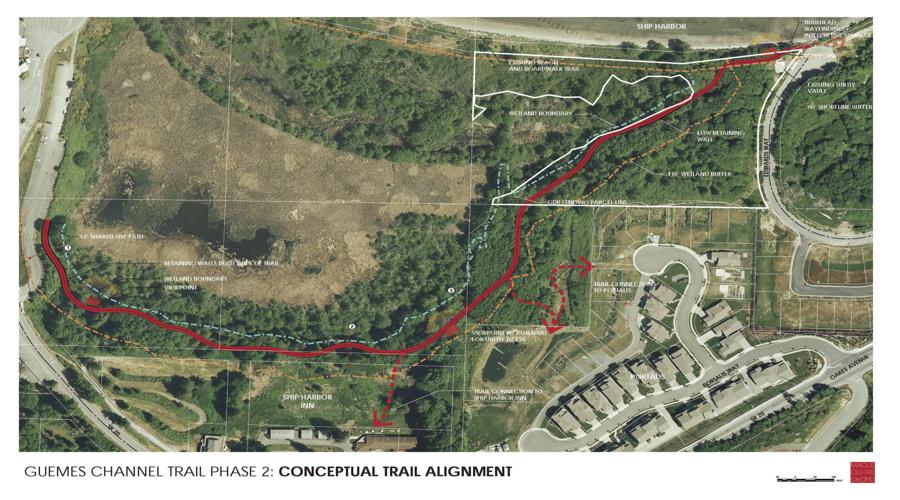 Guemes Channel Trail proposed route sparks worries about wetland | News ...