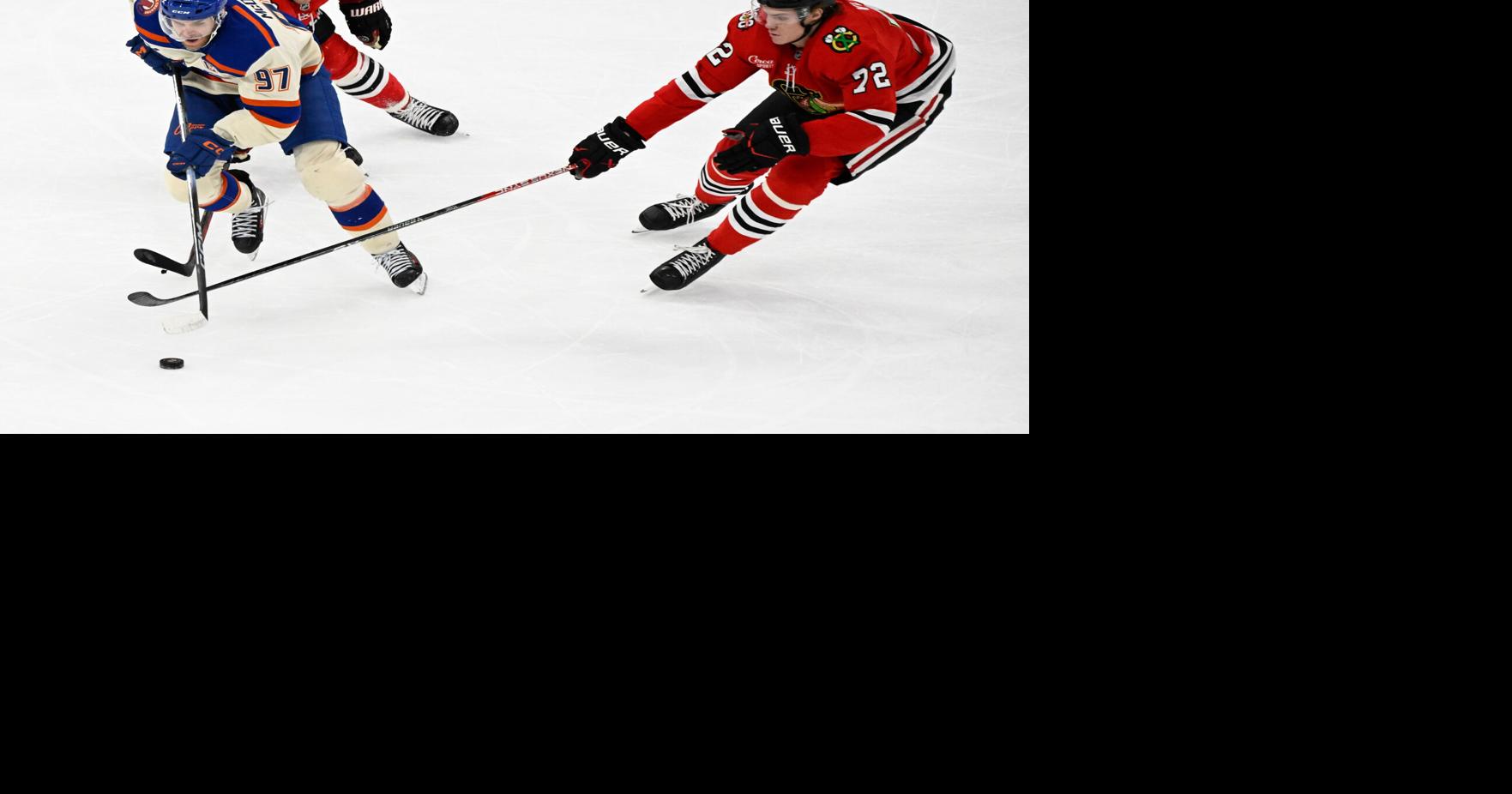 McDavid and Bouchard help the Oilers beat the Blackhawks 4-1 | Sports ...