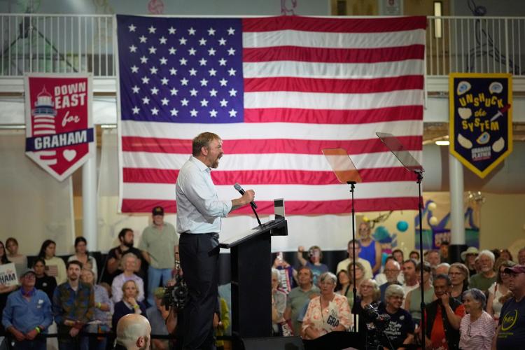 Democrat Graham Platner will try to unseat GOP Sen. Susan Collins in a ...