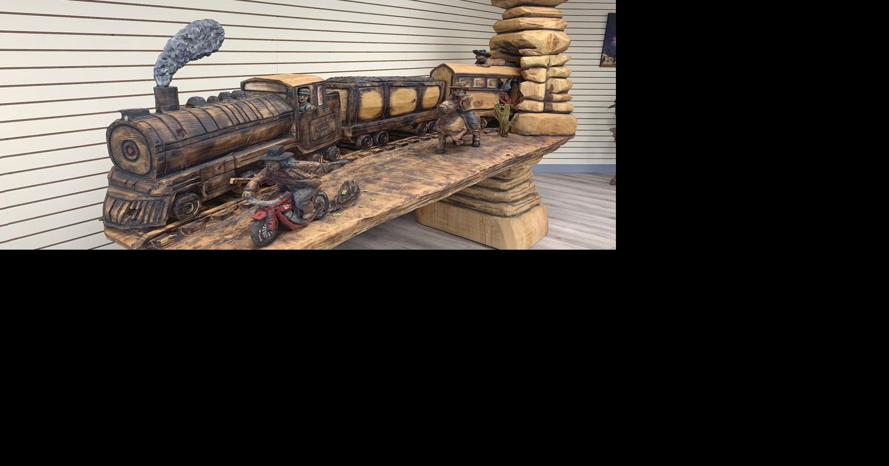 Loggerodeo puts new chain saw carvings on display | Local News ...