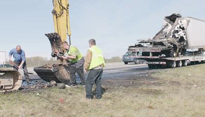 Semi carrying watermelons catches fire on I-5 | Local News | goskagit.com