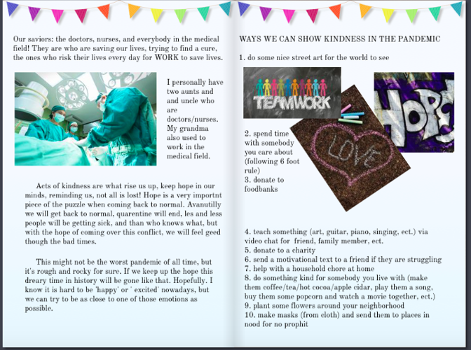 Fifth-grade history project explores life during pandemic | News ...