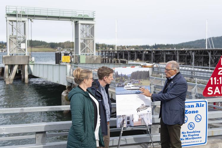 Inslee checks in on Skagit County's electric ferry project | News ...