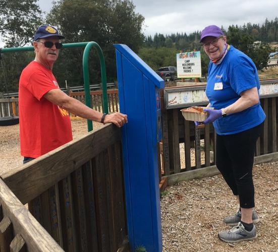 Rotarians continue sprucing up Freedom Park | News | goskagit.com
