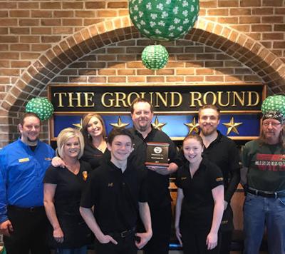 Ground Round Grand Rapids receives 2017 Restaurant of the Year, awarded ...