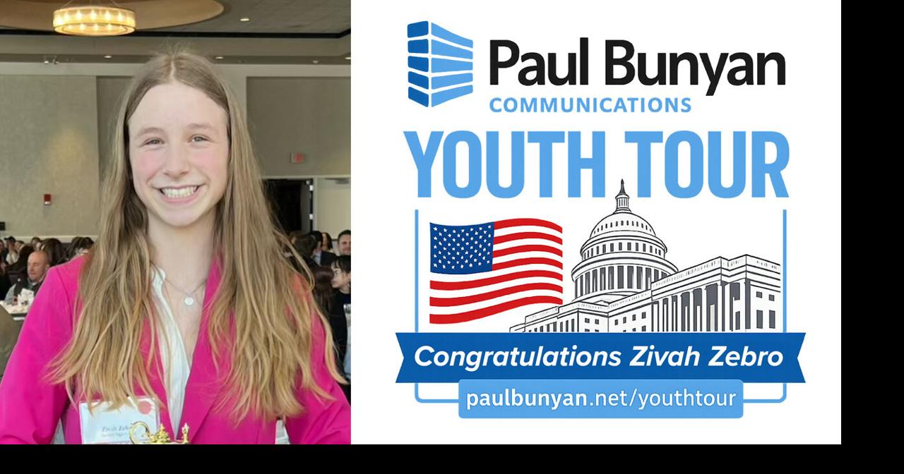 Zivah Zebro of Solway wins Paul Bunyan Communications Youth Tour Essay ...
