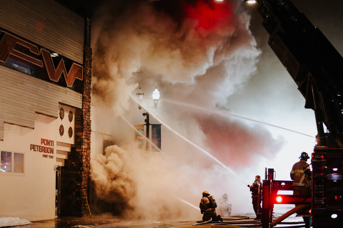 Historic buildings burn | Featured | grandrapidsmn.com