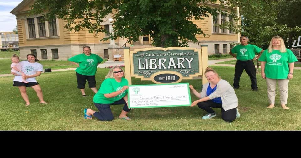 Greenway Area Community Fund awards $1,000 to the Coleraine Public ...