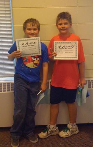 5th Grade Math Contest Winners | News | grandrapidsmn.com