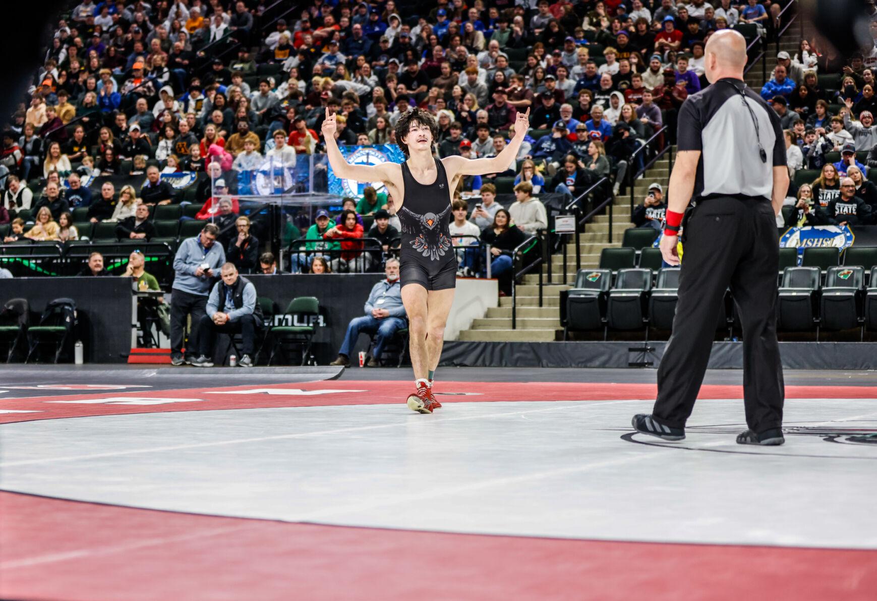 CHAMPION -Thunderhawks’ Christian Jelle wins the 127-pound state title ...