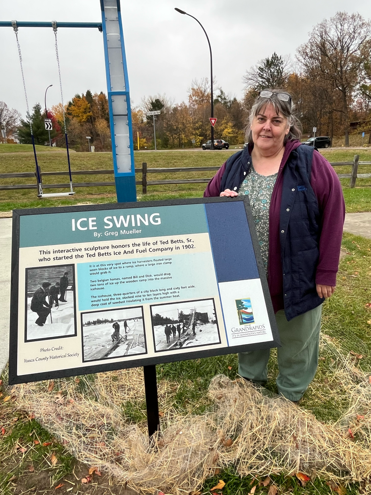 More than a swing: New public art honors ice harvesting past | News ...
