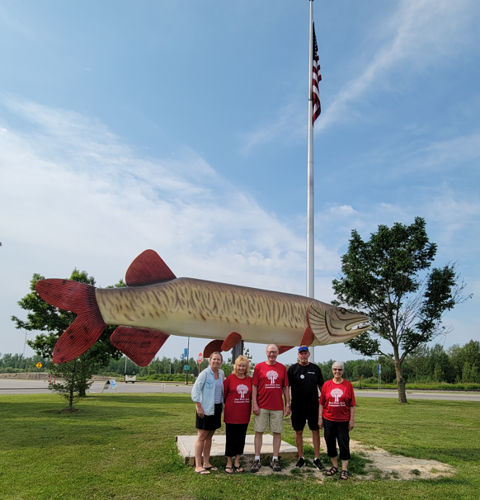 New Deer River Muskie statue dedicated 60 years and counting | News ...