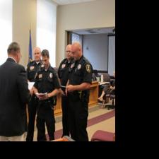 Two New GRPD officers sworn in | News | grandrapidsmn.com