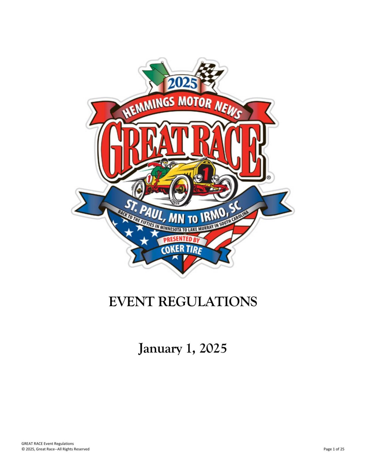 2025 Rally Regulations | Regulations | greatrace.com