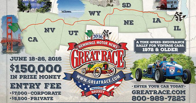 Corky Coker Announces 2016 Great Race Route! | Archive | greatrace.com