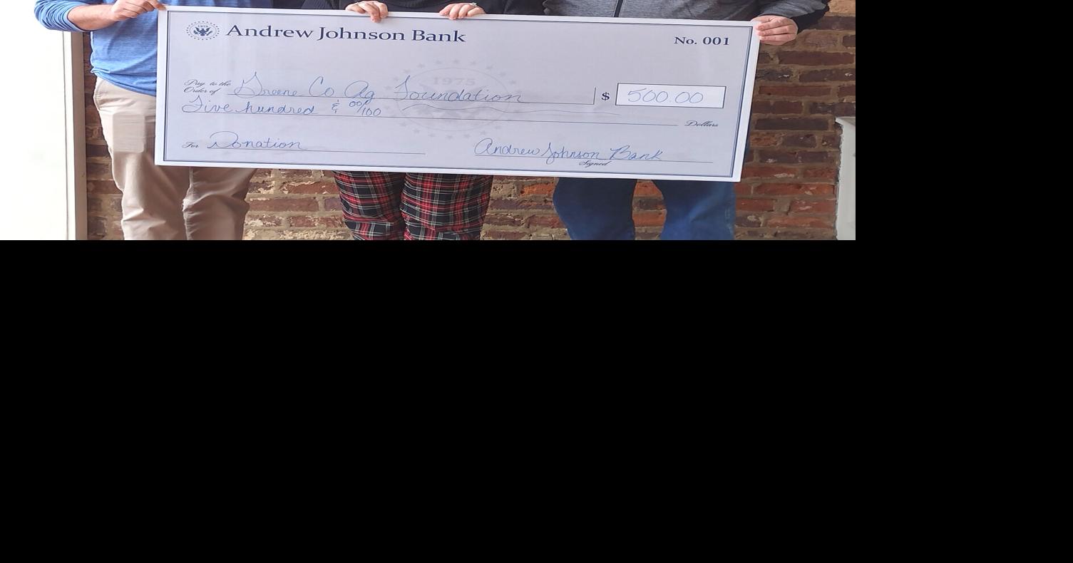 Andrew Johnson Bank Donates To Agriculture Education Foundation ...