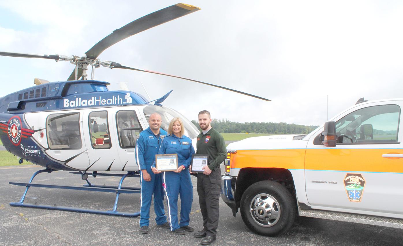 Greene County-Greeneville EMS, Wings Air Rescue Win Award | Local News ...