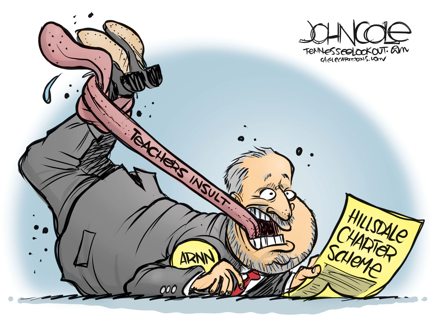 Hillsdale Charters Tripped Up | Editorial Cartoons | greenevillesun.com