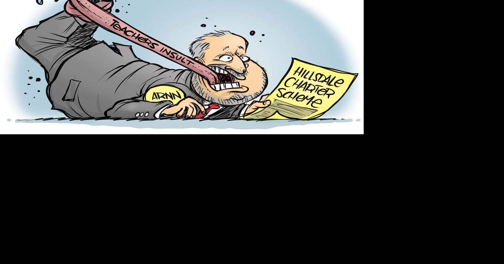Hillsdale Charters Tripped Up | Editorial Cartoons | greenevillesun.com