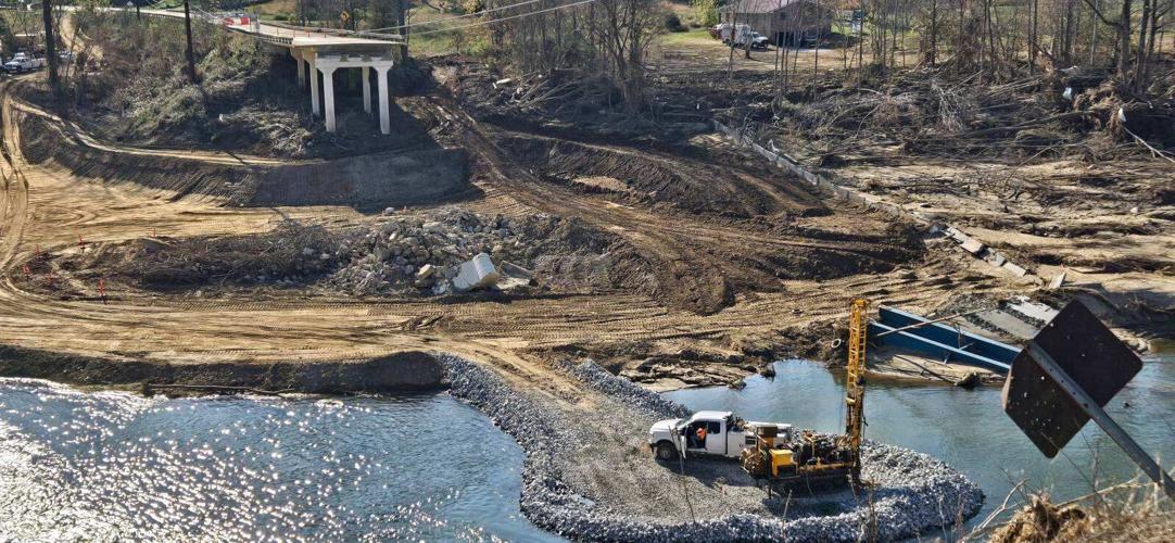 Work On Route 107, Earnest Bridges Progressing | Local News ...