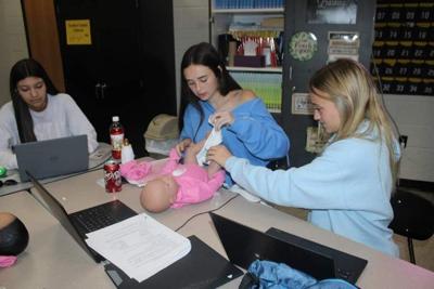 C-DHS Students Learn To Care For Babies | Education | greenevillesun.com