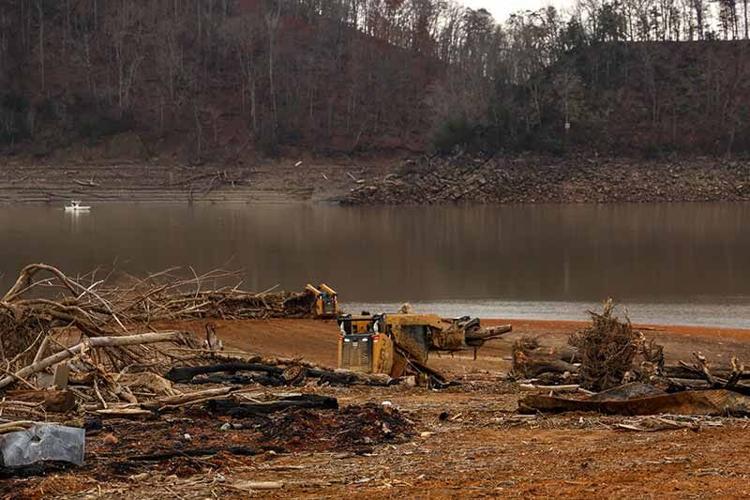 Multi-Agency Debris Removal Effort Underway At Douglas Lake | Local ...
