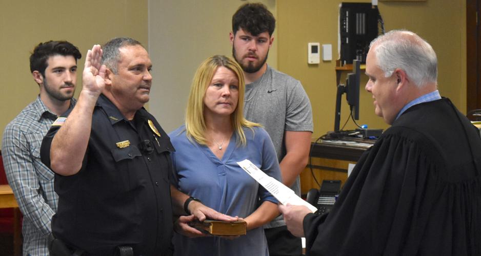 Steve Spano Sworn In As Greeneville Police Chief | Local News ...