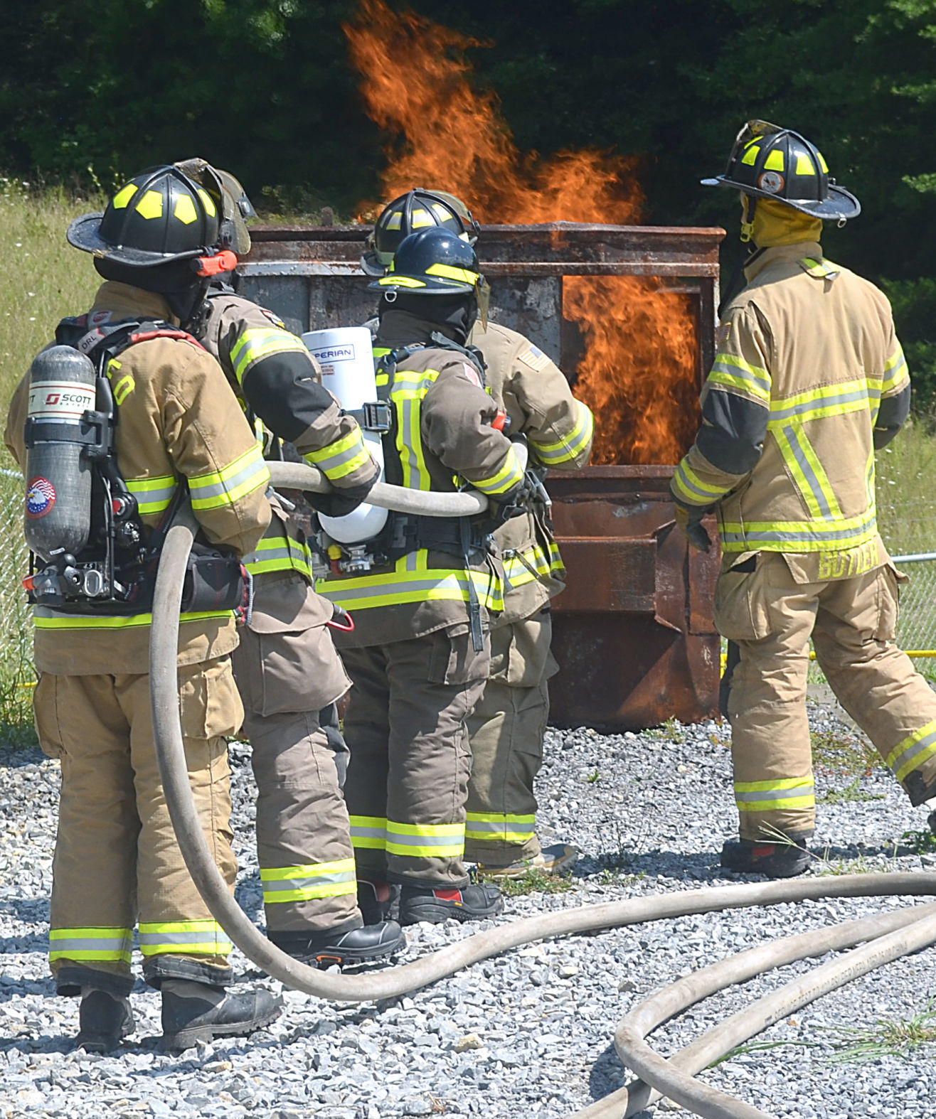 Multi-Department 'Live Burn' Training Session Prepares Firefighters ...