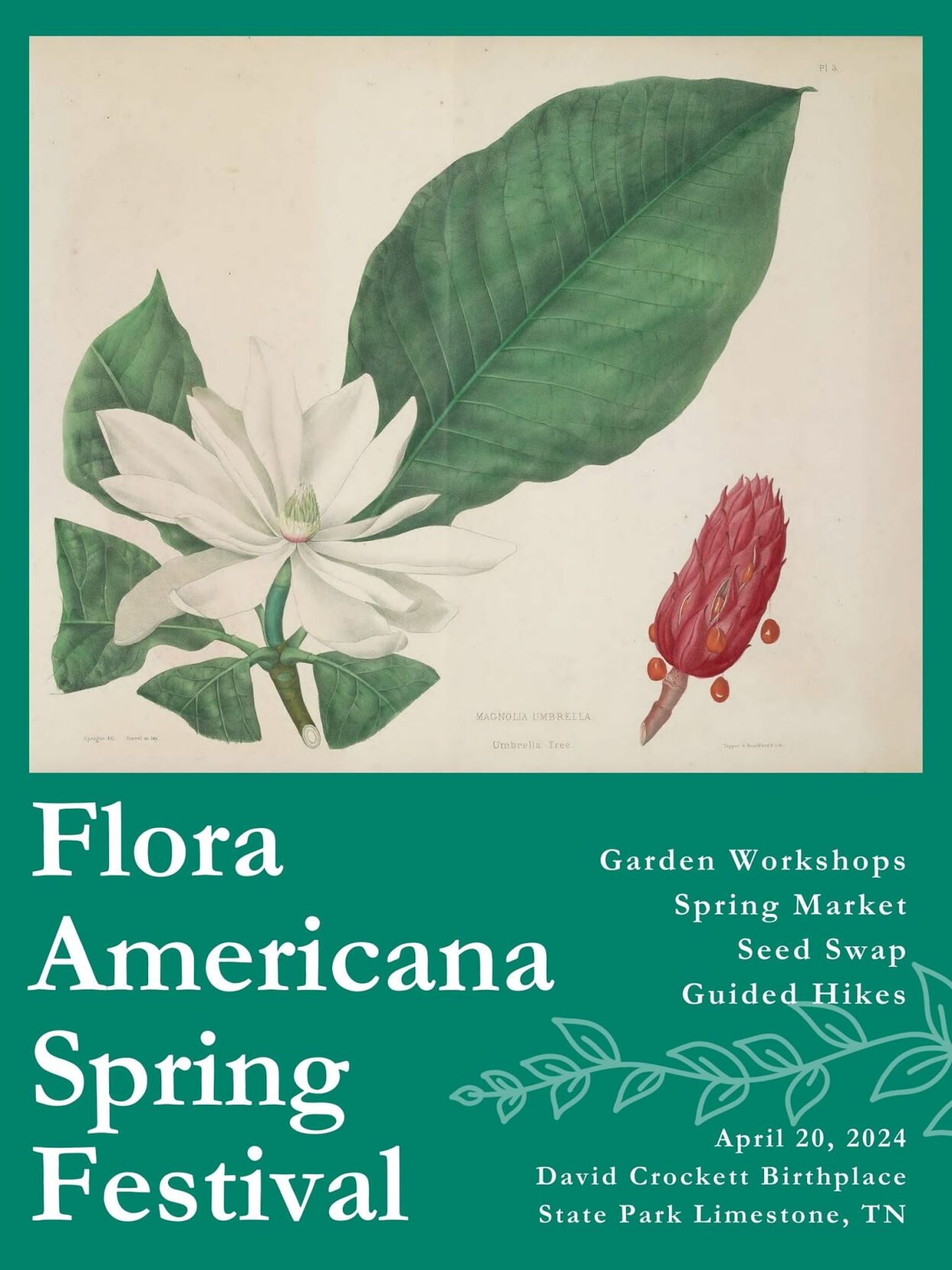 Flora Americana Festival Set Saturday At David Crockett Birthplace ...