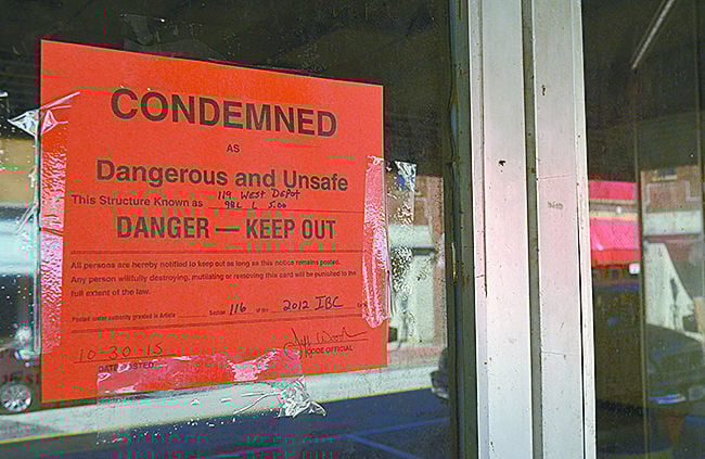 Two Storefronts Deemed Dangerous | Local News | greenevillesun.com
