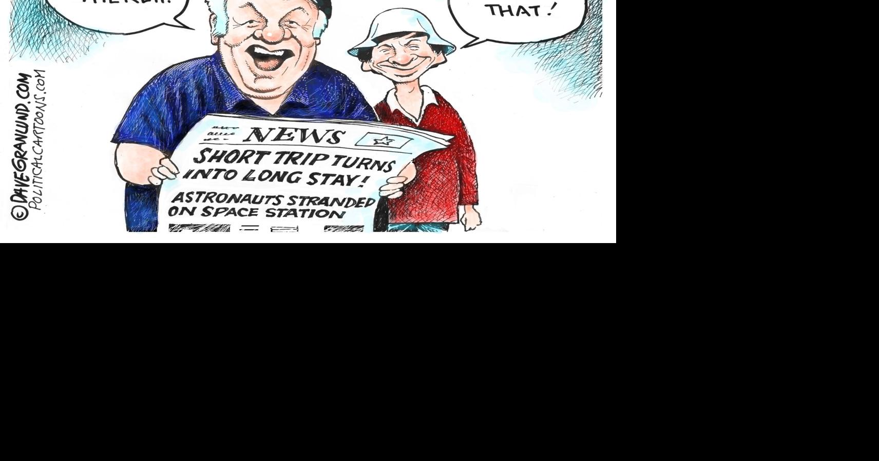 Stranded Astronauts | Editorial Cartoons | greenevillesun.com