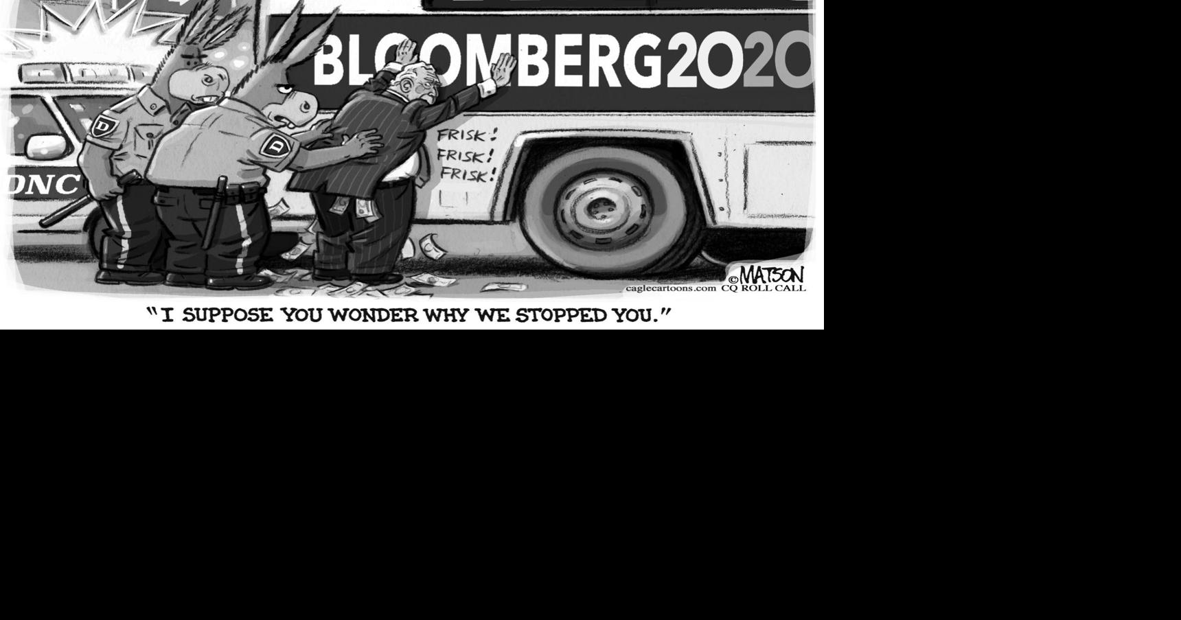 Dems Stop And Frisk Bloomberg | Editorial Cartoons | greenevillesun.com