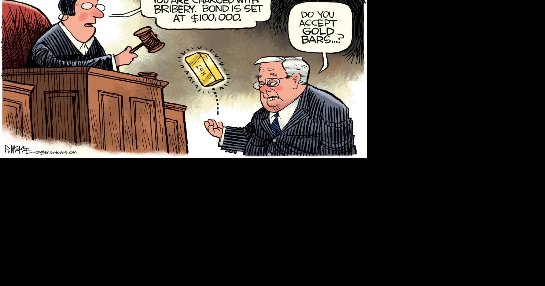 Bob Menendez Bribery Charge | Editorial Cartoons | greenevillesun.com