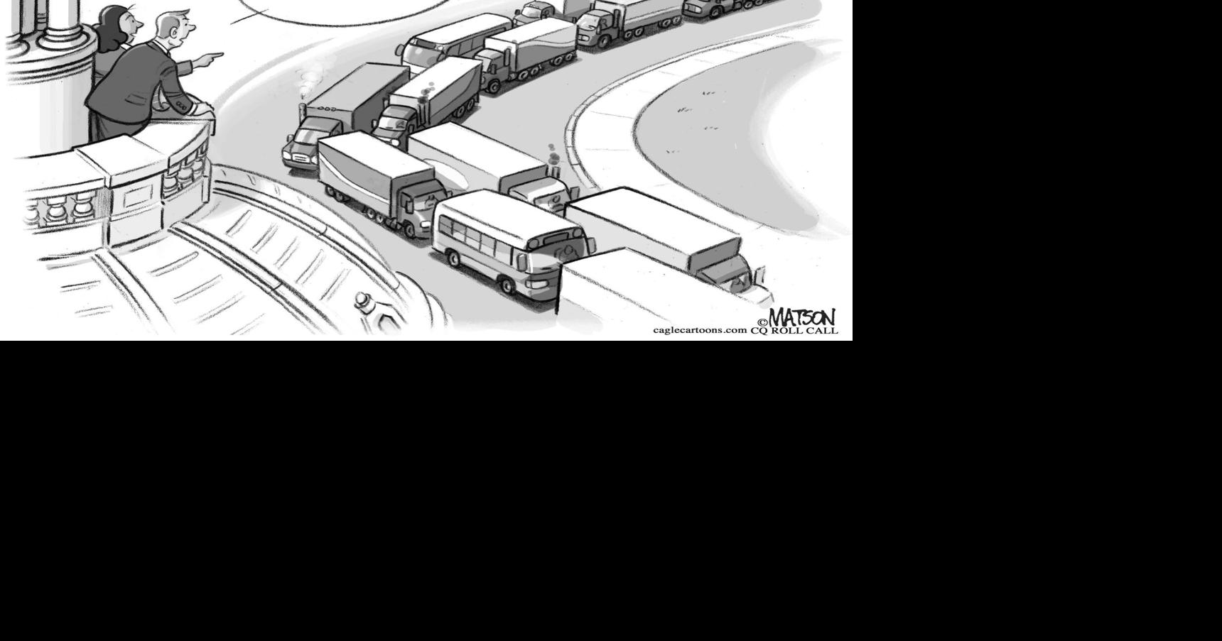 Congressional Spending Bill Convoy | Editorial Cartoons ...