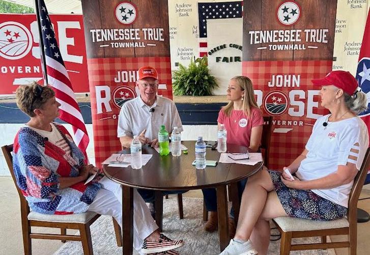 John Rose, Republican candidate for governor, holds town hall meeting ...