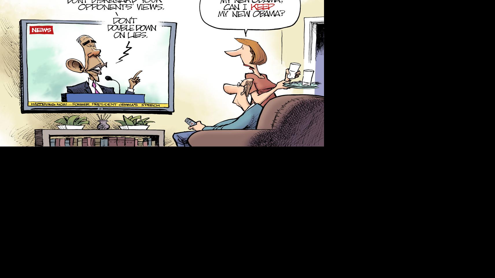 Obama Speaks Up | Editorial Cartoons | greenevillesun.com