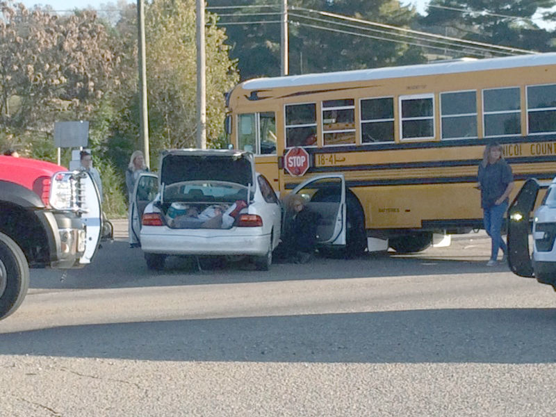School Bus Vs. Car Crash Ties Up Intersection | Local News ...