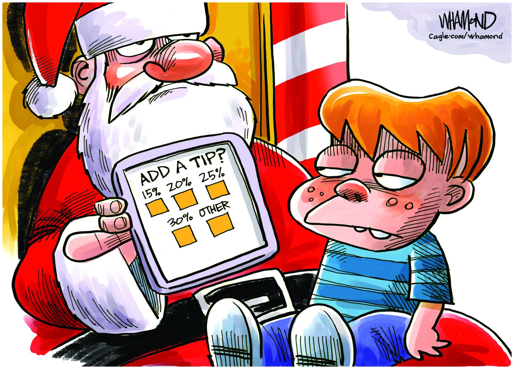 Remember To Tip Your Santa | Editorial Cartoons | greenevillesun.com