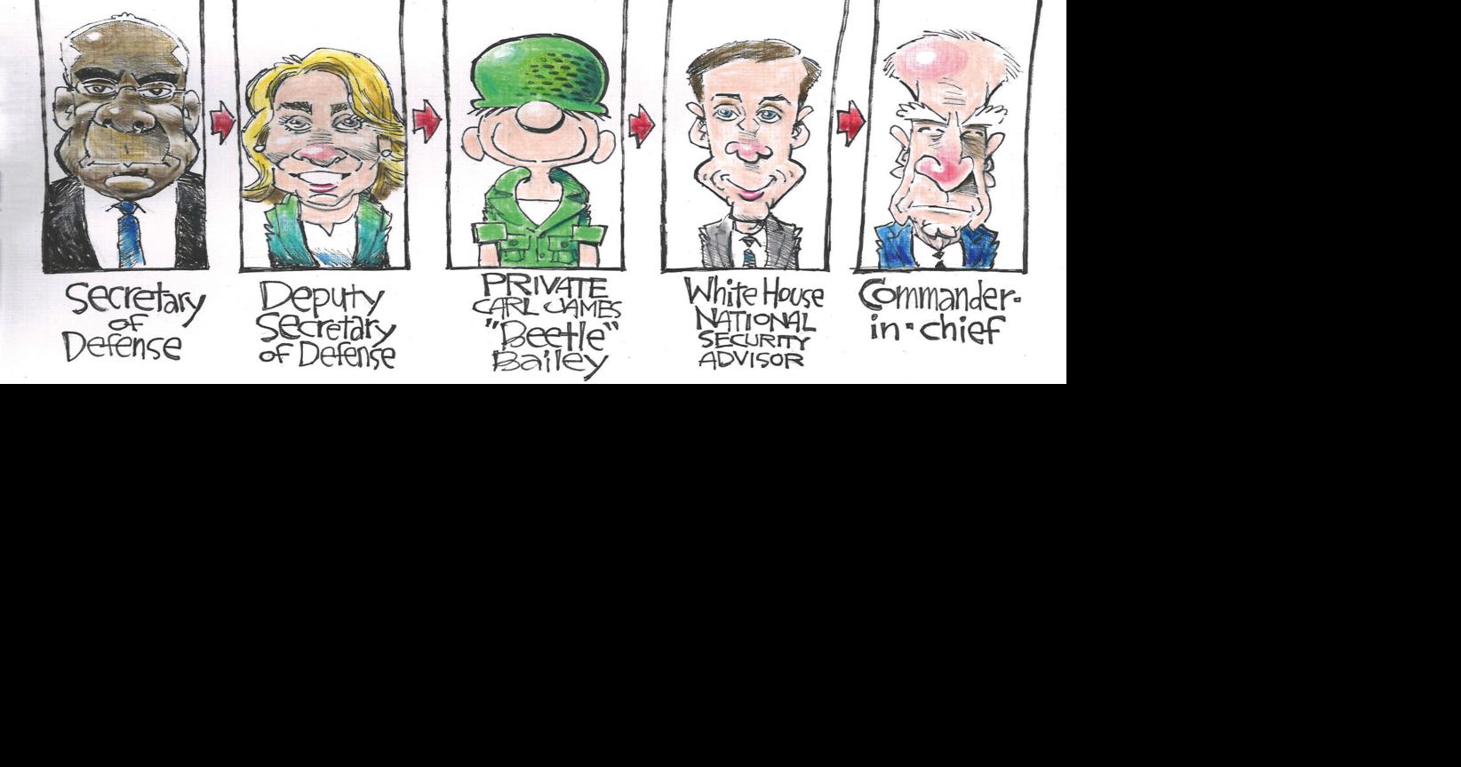 Pentagon To White House Chain Of Command | Editorial Cartoons ...